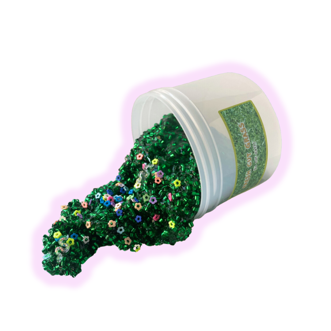 FRESH CUT GRASS SLIME – Ruby Moon Slime Co.
